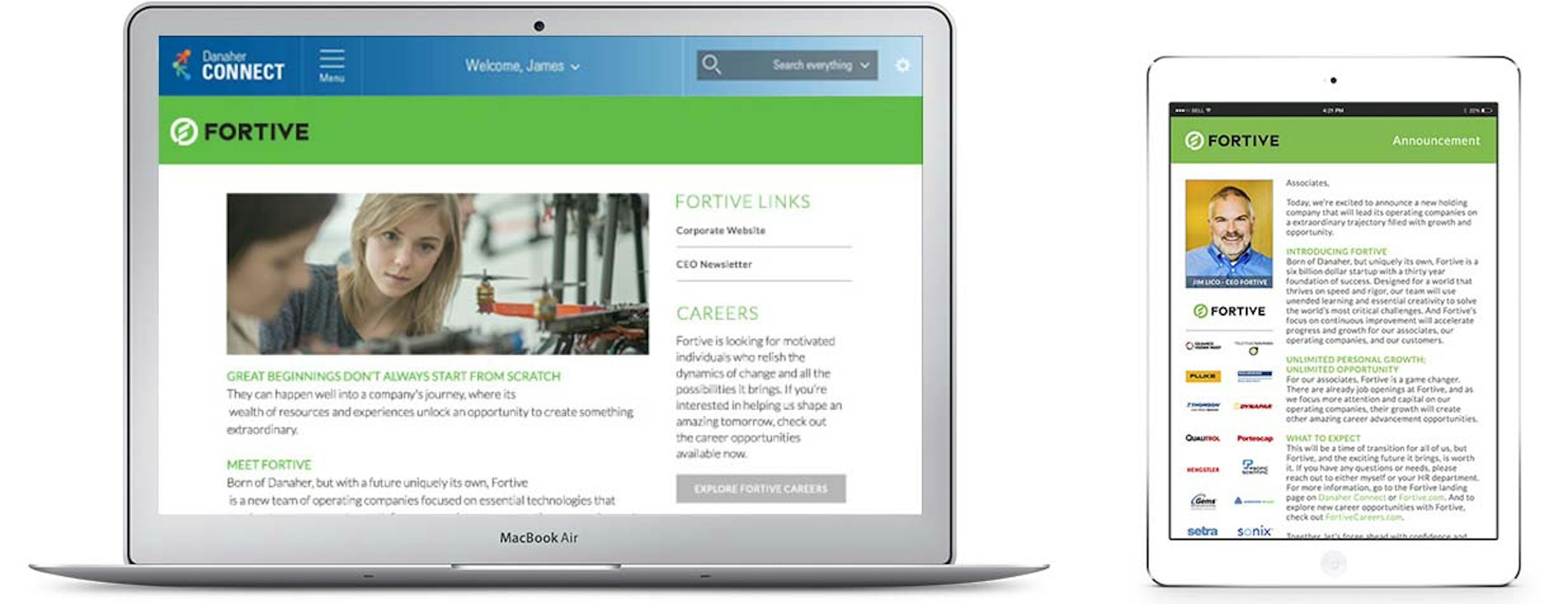 Internal Brand Launch - Fortive | Liquid Agency